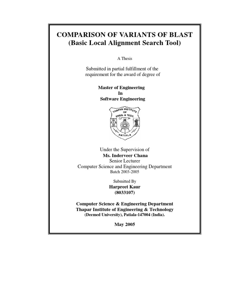 Comparison of Variants of Blast | PDF | Blast | Rna
