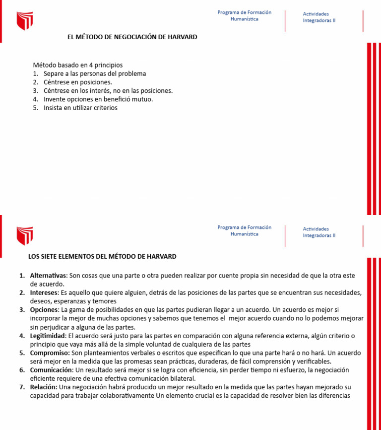 Metodo de Harvard | PDF