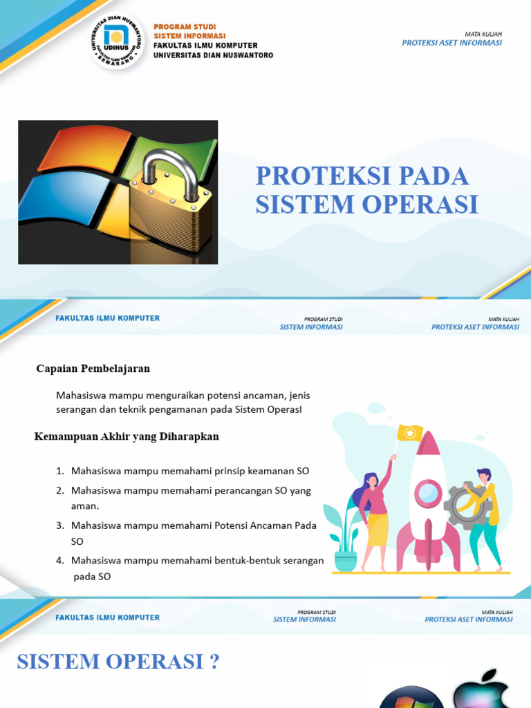 Topic 3,4 Proteksi Pada So | PDF