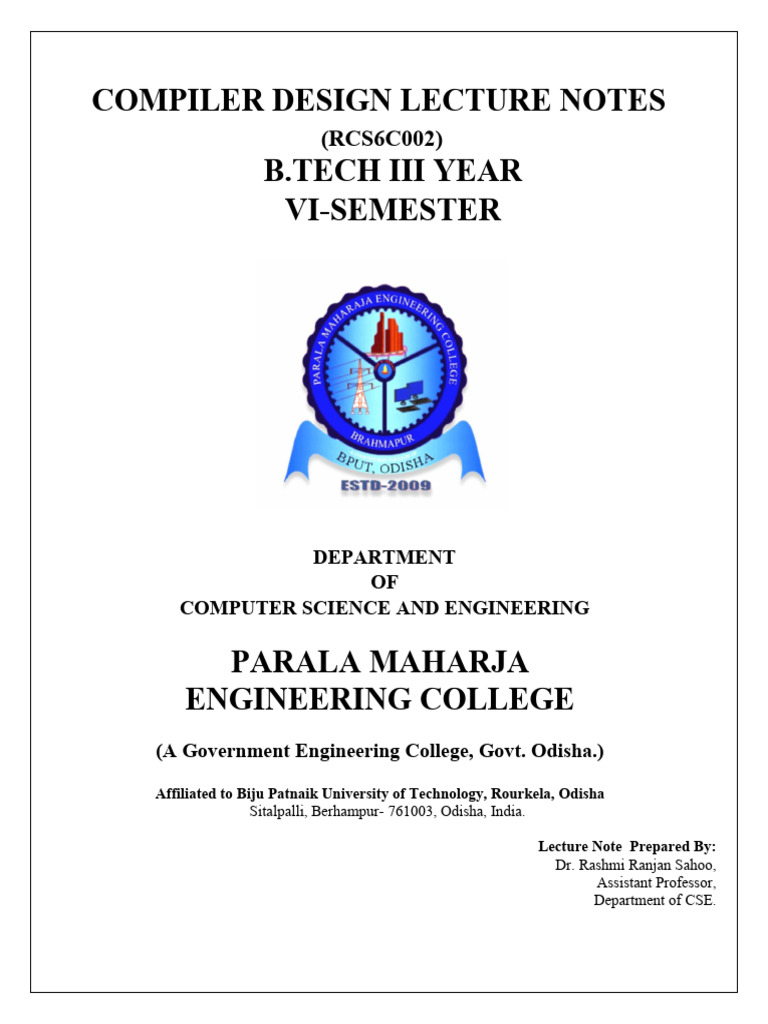 Compiler Design | PDF