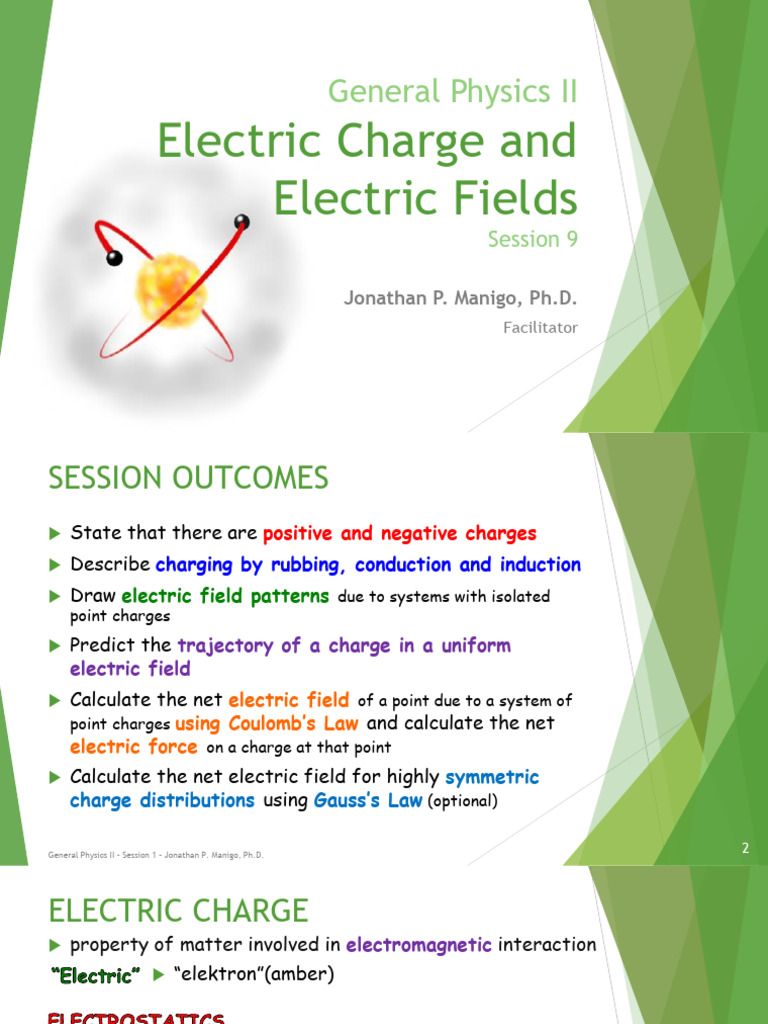 Electric Charge & Fields Overview | PDF | Electric Charge | Flux