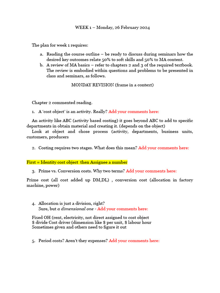 Teaching Notes | PDF | Inventory | Cognition