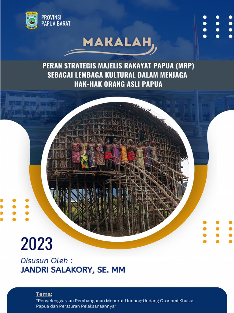 Peran MRP dalam Perlindungan Hak Papua | PDF | Kajian Bahasa Asing