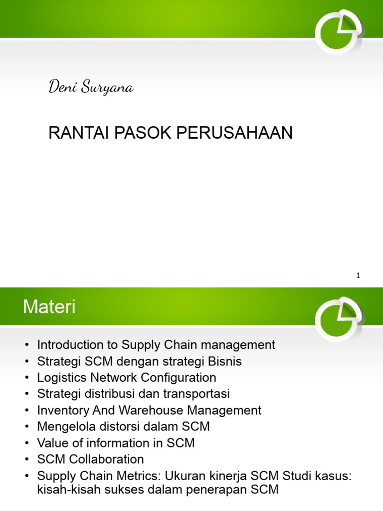 SCM Introduction To SCM Sesi 2 | PDF