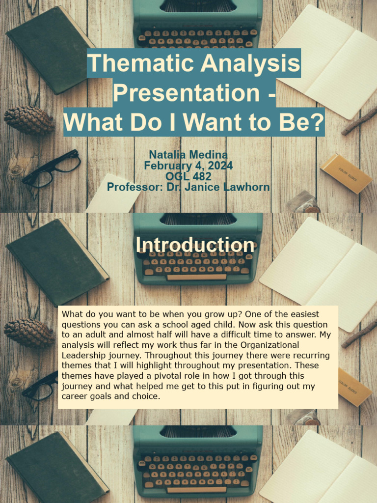 Thematic Analysis Presentation 1 | PDF | Mentorship | Leadership