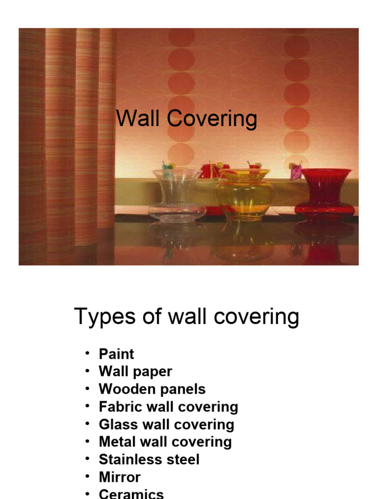 Wallcovering 2 140412032438 Phpapp01 | PDF | Paint | Paper