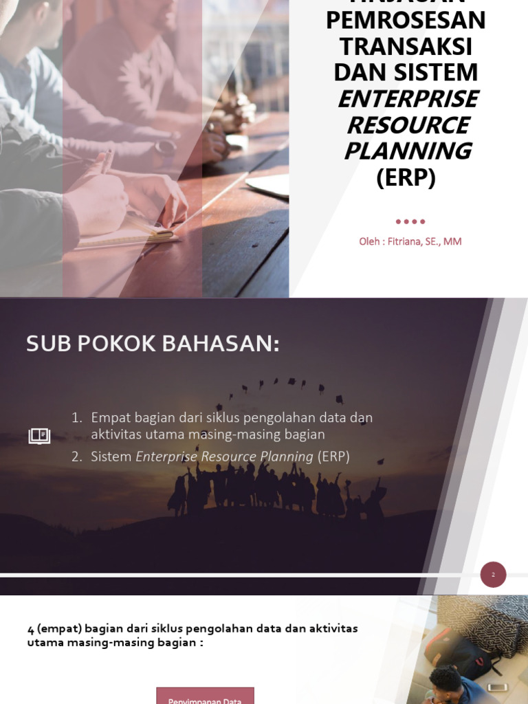 Pemrosesan Transaksi Dan ERP | PDF