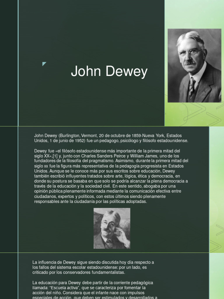 John Dewey | PDF | John Dewey | Ciencia cognitiva