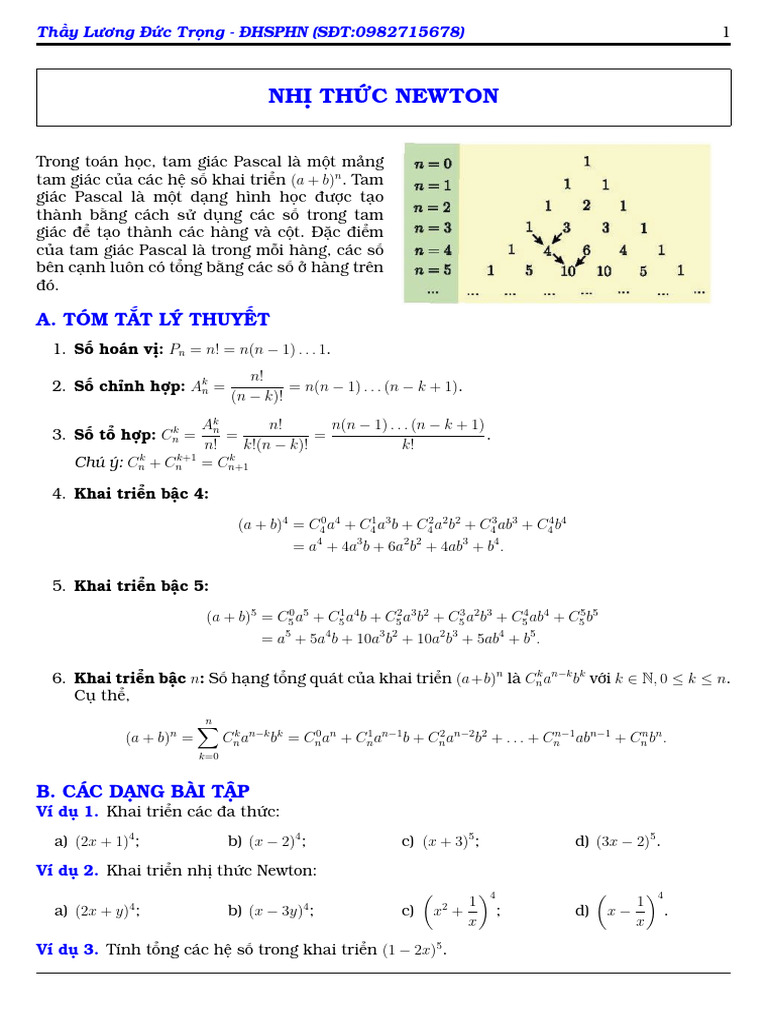 Nhi Thuc Newton | PDF