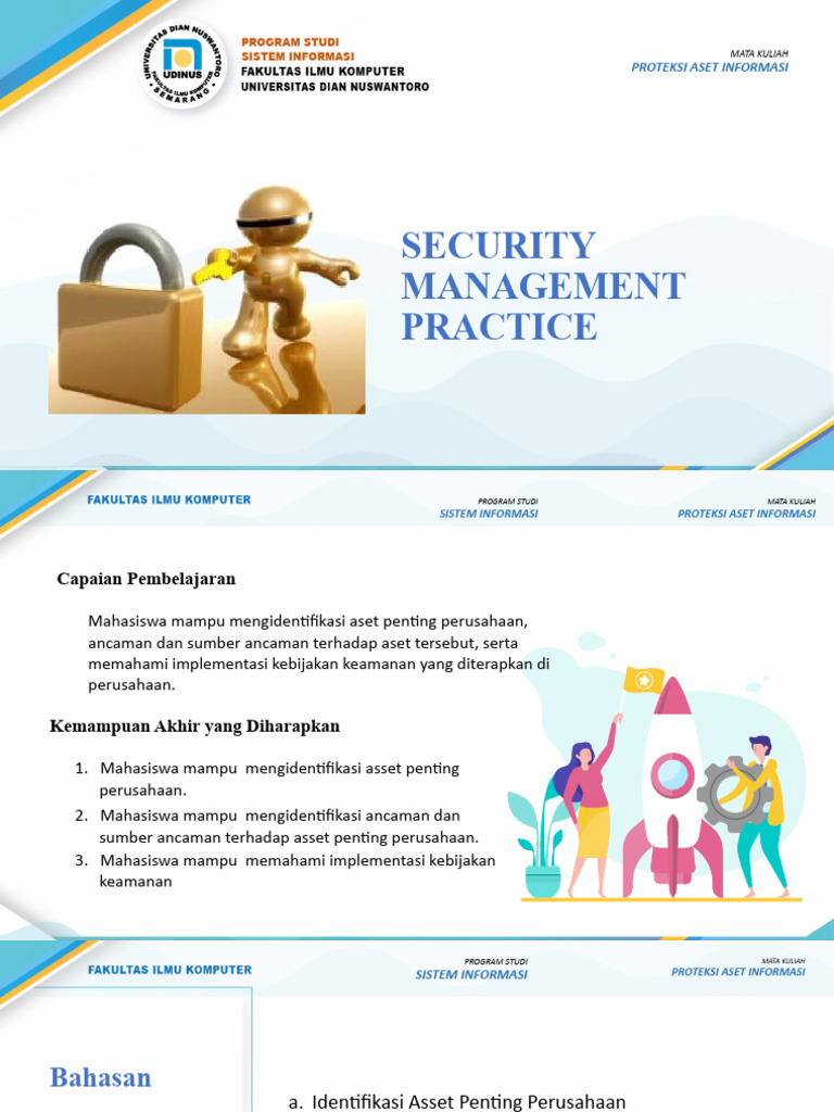 Topic 10 Security Management Practice | PDF