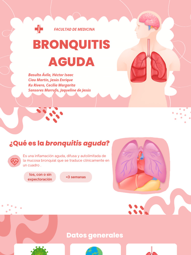 Bronquitis Aguda | PDF | Neumonía | Tos
