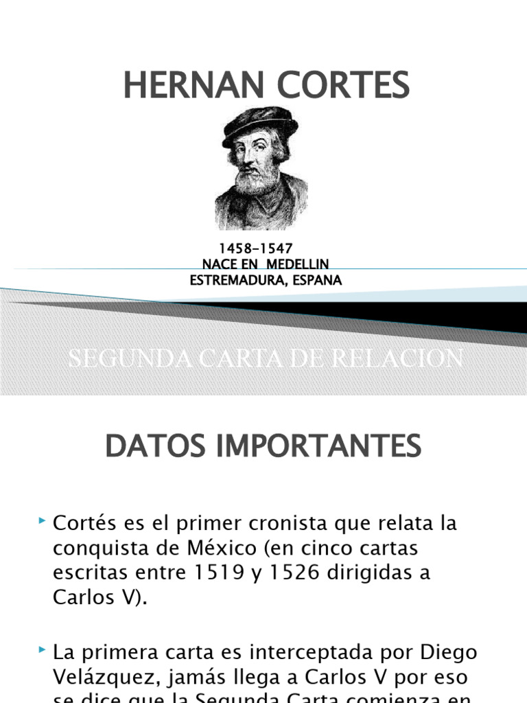 Segunda Carta de Relación de Cortés | PDF | Hernán Cortés | azteca