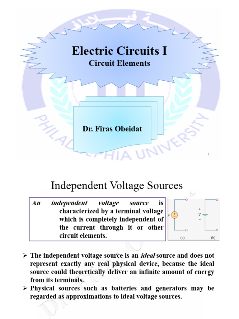 2 Circuit Elements | Download Free PDF | Electrical Network | Electrical Resistance And Conductance