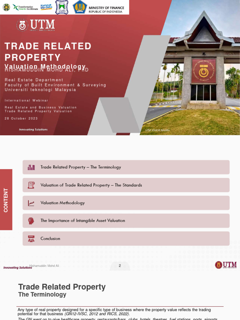 Trade Related Property Valuation Guide | PDF | Discounted Cash Flow ...