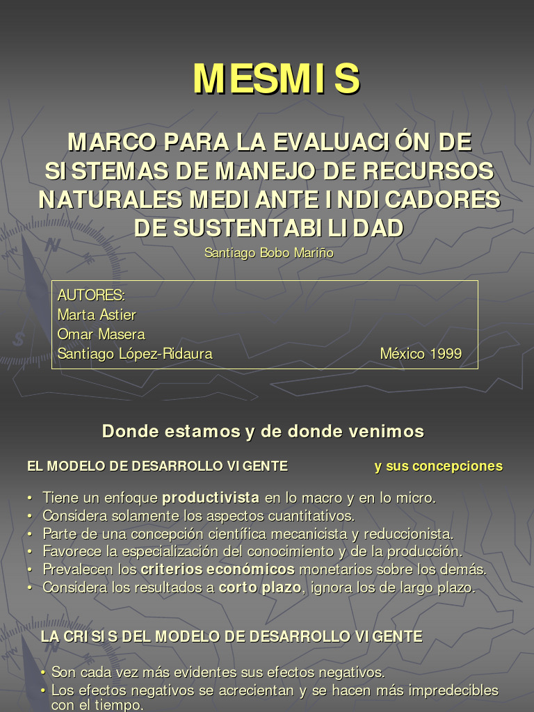 Mesmis Mesmis | PDF | Sustentabilidad | Evaluación