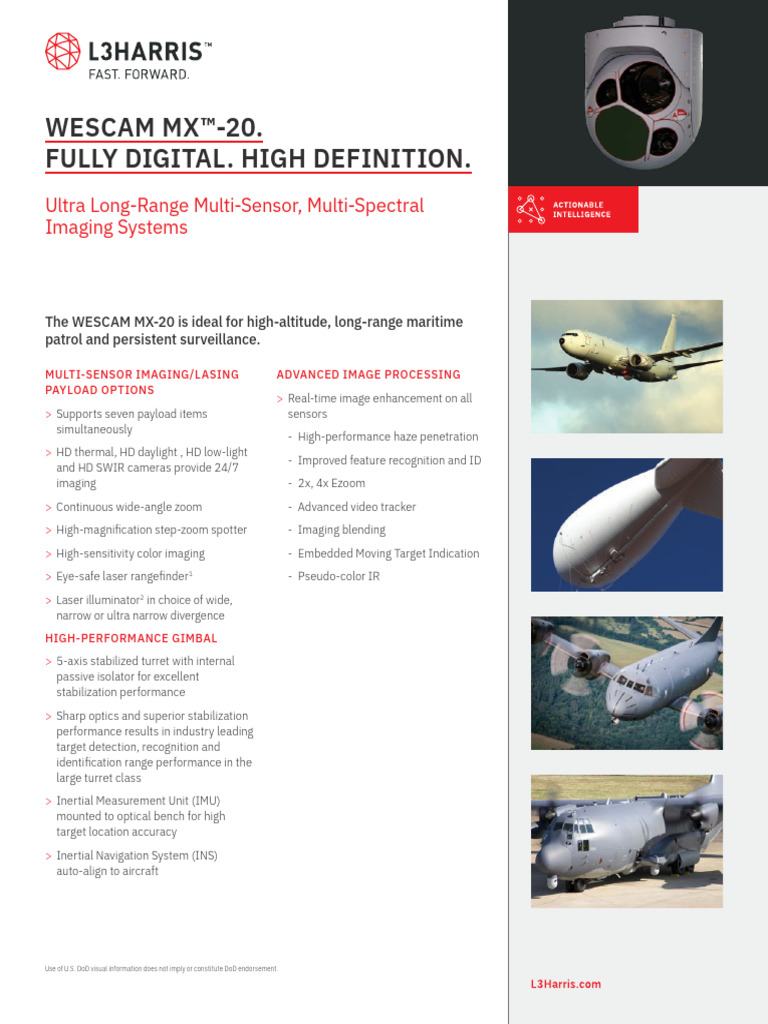 Ims Eo Brochure Wescam MX-20-0102AB-Brochure | PDF | Inertial ...
