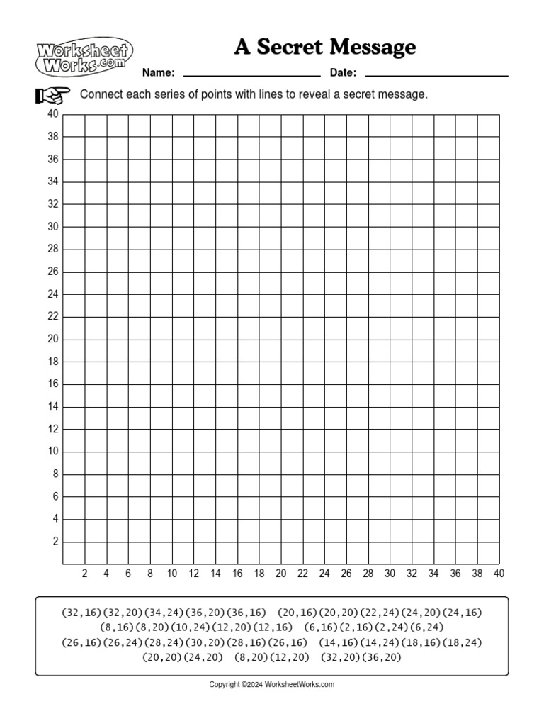 WorksheetWorks A Secret Message 1 | PDF