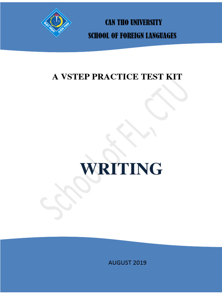 Vstep Wriitng Practice Test Kit | PDF