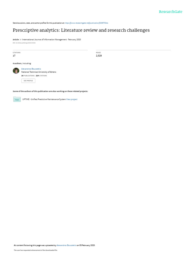 Understanding Prescriptive Analytics | PDF | Analytics | Mathematical Optimization