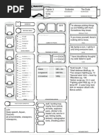 Empty Character Sheet For DND 5e | PDF | Role Playing | Gaming