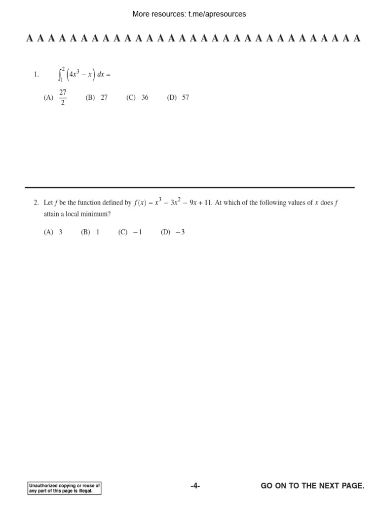 Math Test | PDF