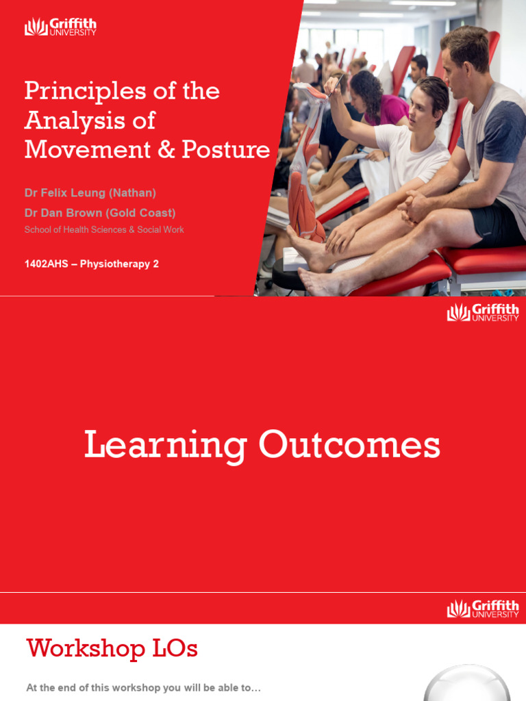 1 - 1402AHS - Principles of The Analysis of Movement & Posture | PDF | Anatomical Terms Of ...