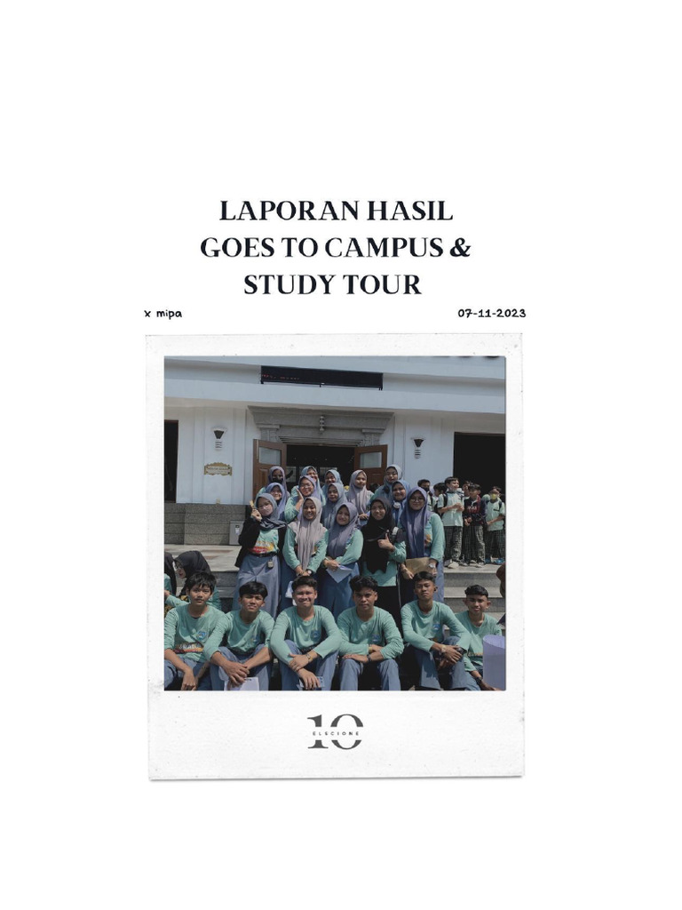 PDF Hasil Study Tour | PDF