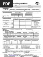 General Sheath Test Procedure HV Cable | PDF | Direct Current | Switch