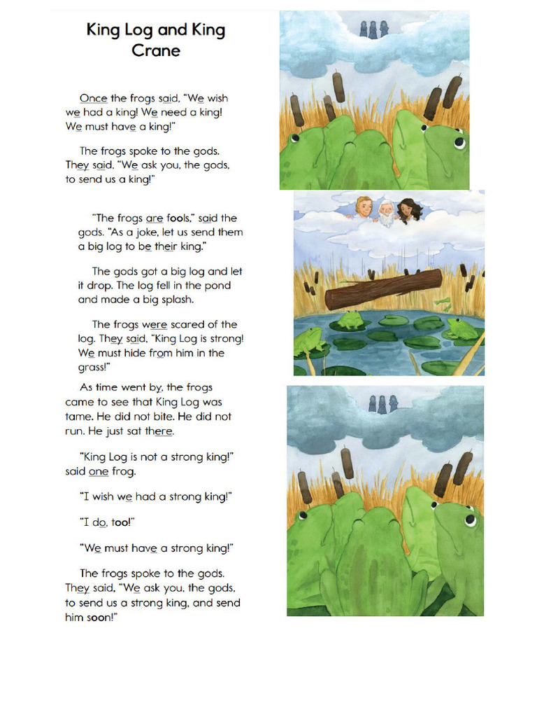 The King Log and King Crane | PDF