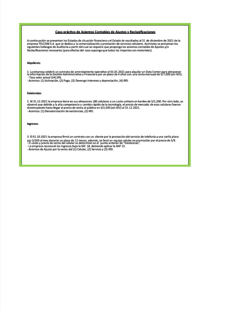 PDF Semana 7 Caso C Alumno - Compress | PDF | Sector privado | Servicios financieros