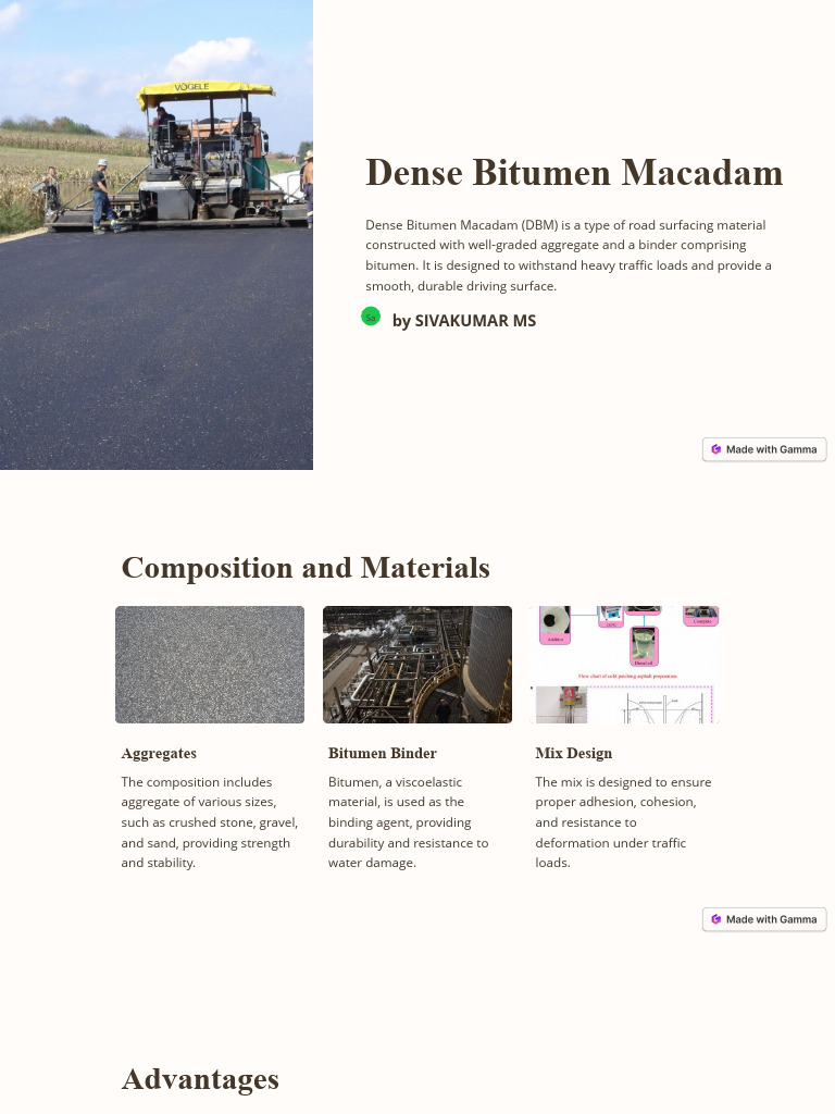 Dense Bitumen Macadam | PDF | Road Surface | Road