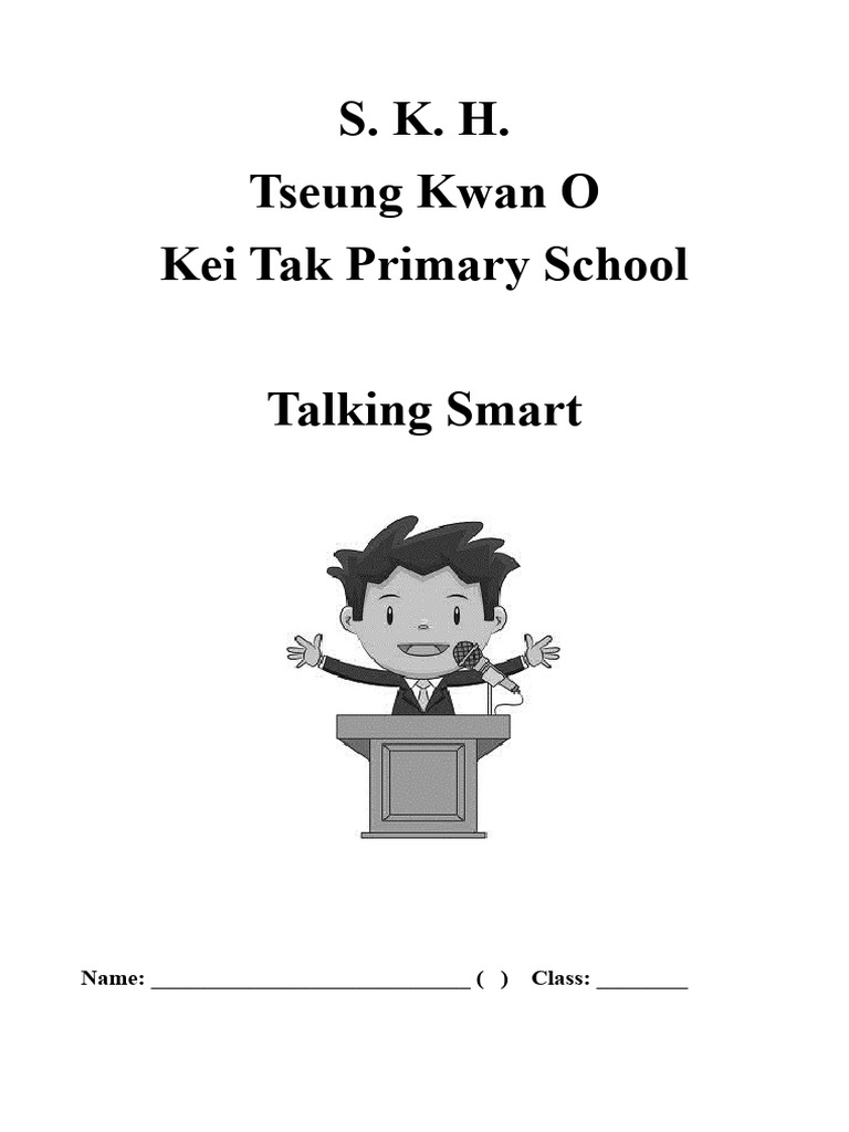 2324 - Talking Smart Booklet (A, B Classes) | PDF