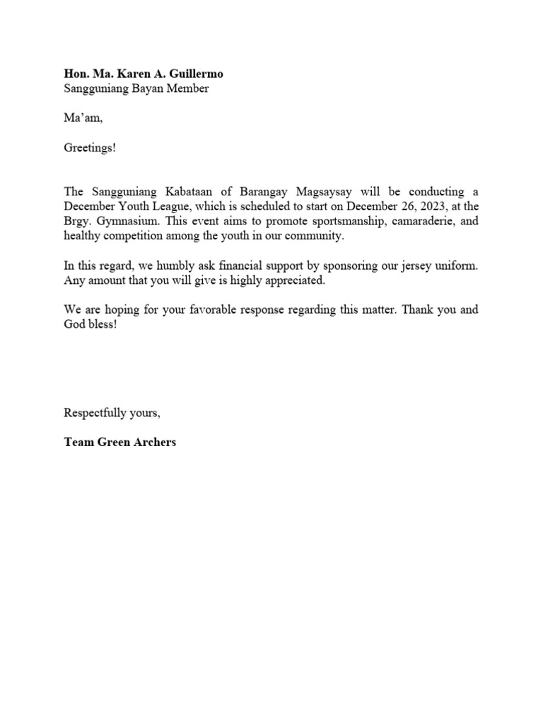 Jersey Solicitation | PDF