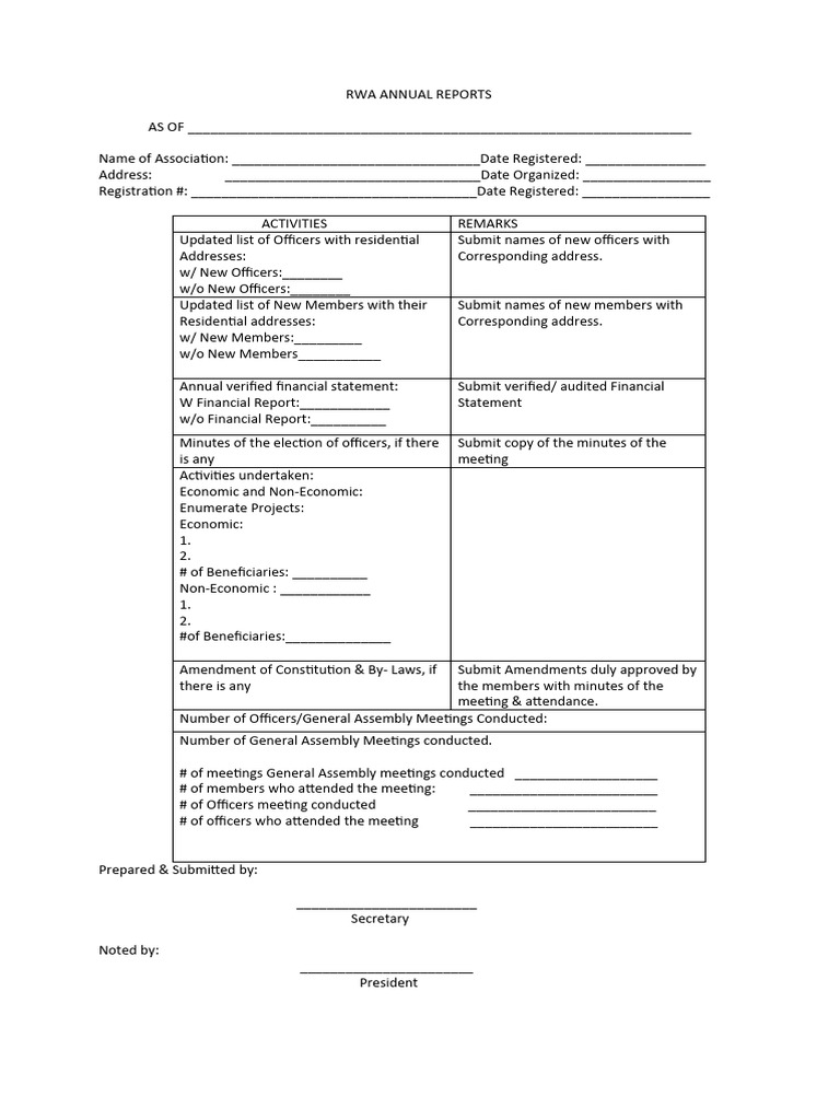 Rwa Annual Reports | PDF | Government | Justice