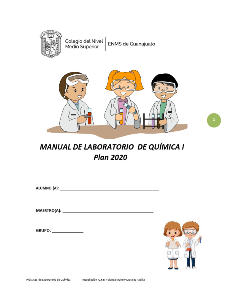 Manual Pract | PDF | Laboratorios | Química