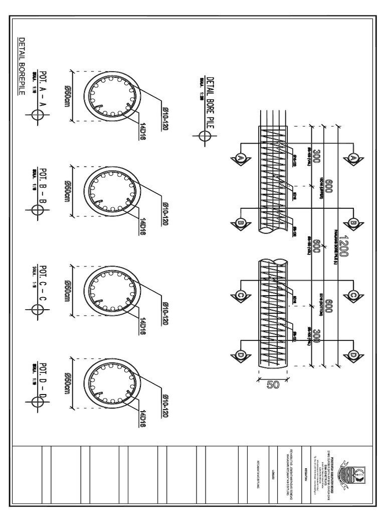 Detail Bored Pile | PDF