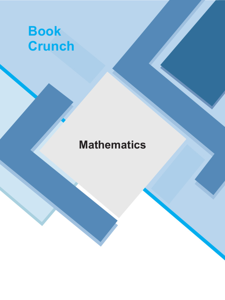 Book Crunch 4 Maths - Question | PDF | Quadratic Equation | Mathematics