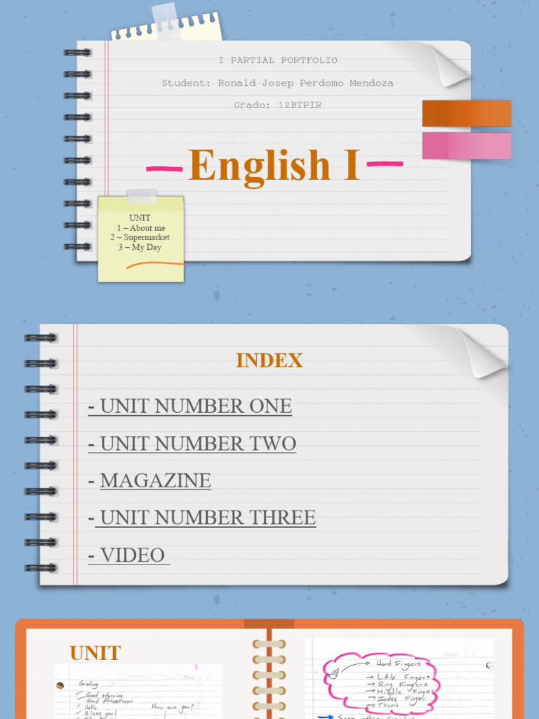 Portafolio Ronald Joseop Perdomo | PDF | Foreign Language Studies