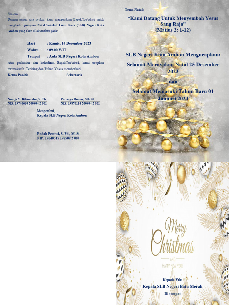 Undangan Natal | PDF