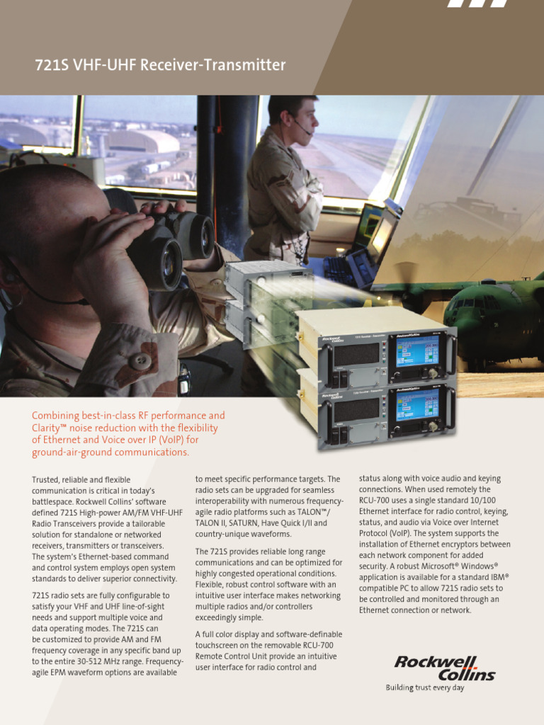 Halifax Radio 721s Data Sheet | PDF | Radio | Frequency Modulation