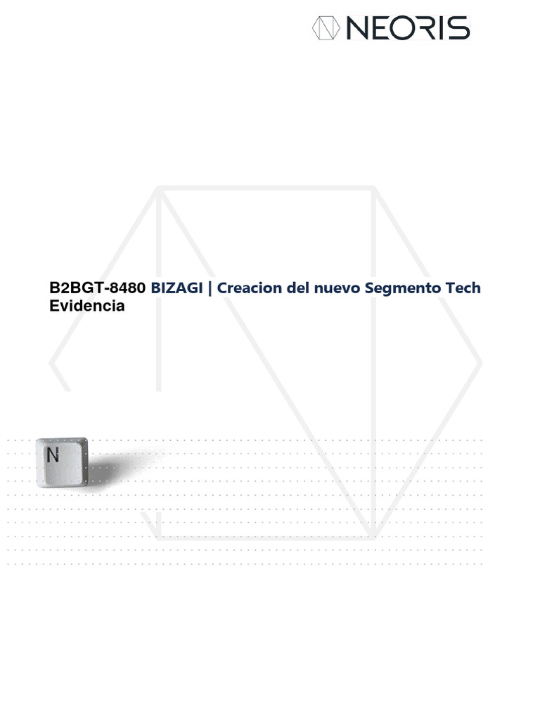 Evidencias B2BGT-8480 Creacion Del Nuevo Segmento Tech - SP 78 | PDF