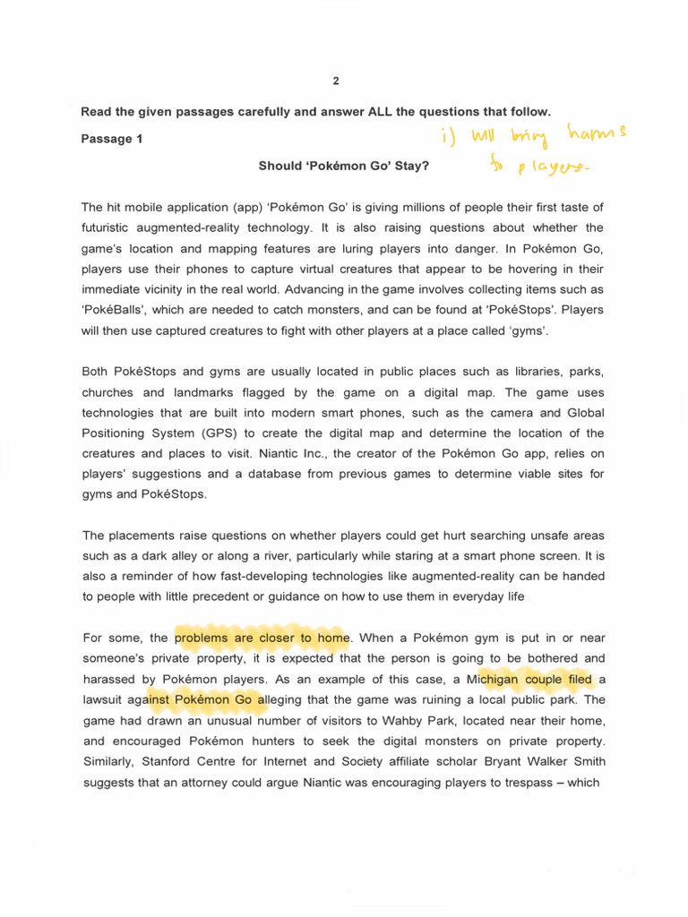 Pokemon Go: Safety and Security Concerns | PDF | Pokémon Go | Android ...