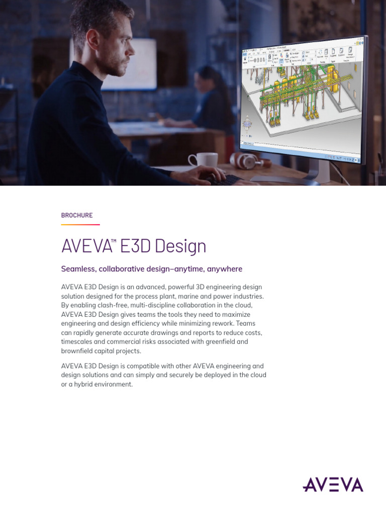 Brochure AVEVA E3DDesign 24-01 | PDF | Cloud Computing | Engineering