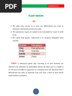 Chara | PDF | Algae | Biology