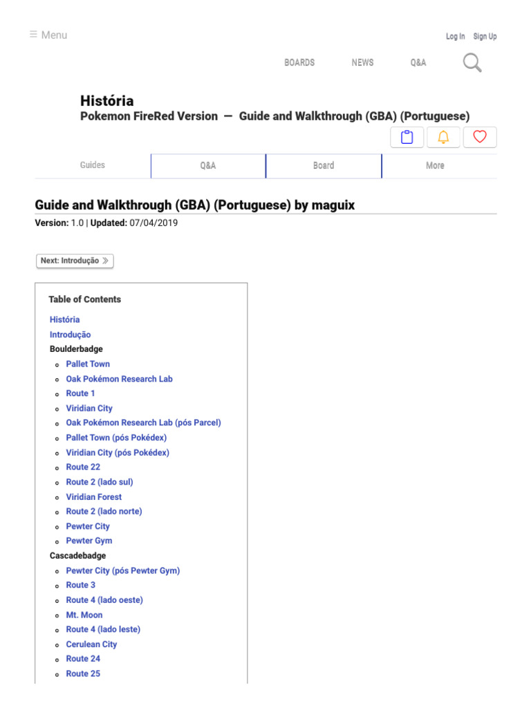 Pokemon FireRed Version Walkthrough & Guide - Game Boy Advance - by ...