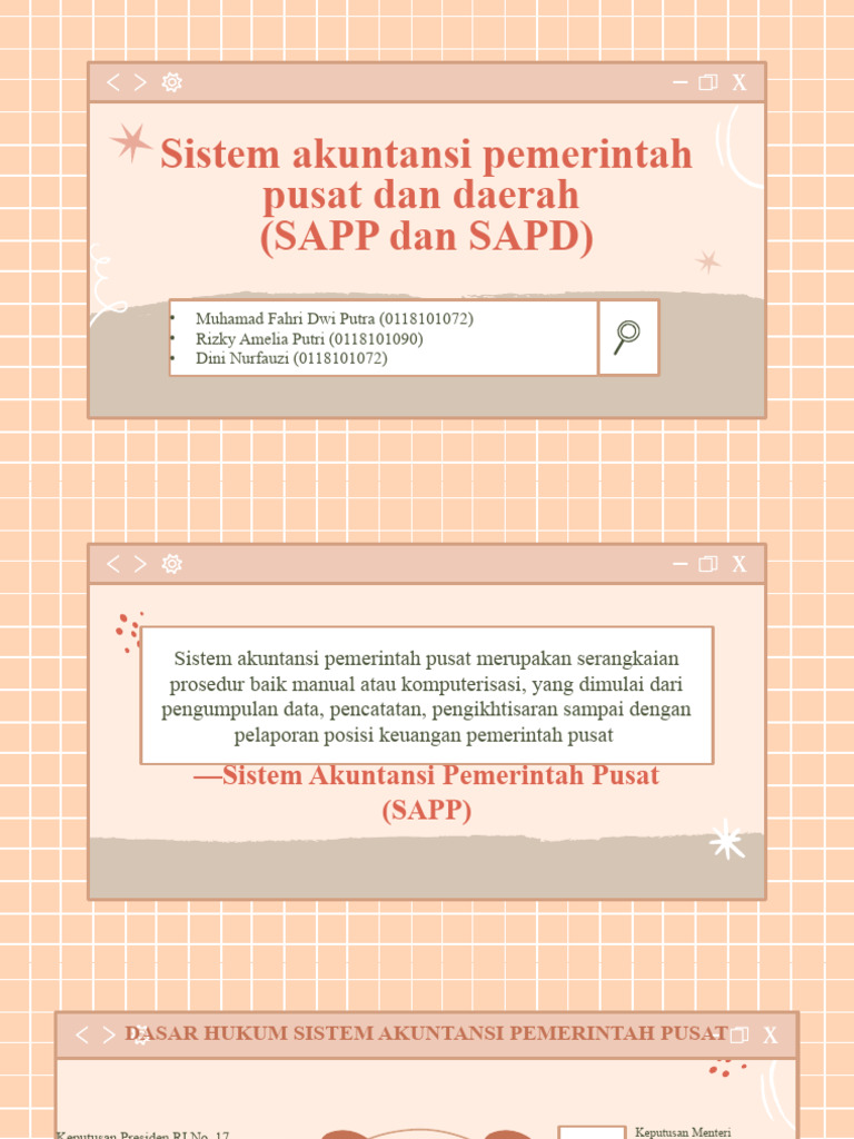 Sistem Akuntansi Pemerintah Pusat Dan Daerah (SAPP Dan SAPD) - Kelompok 4-1 | PDF