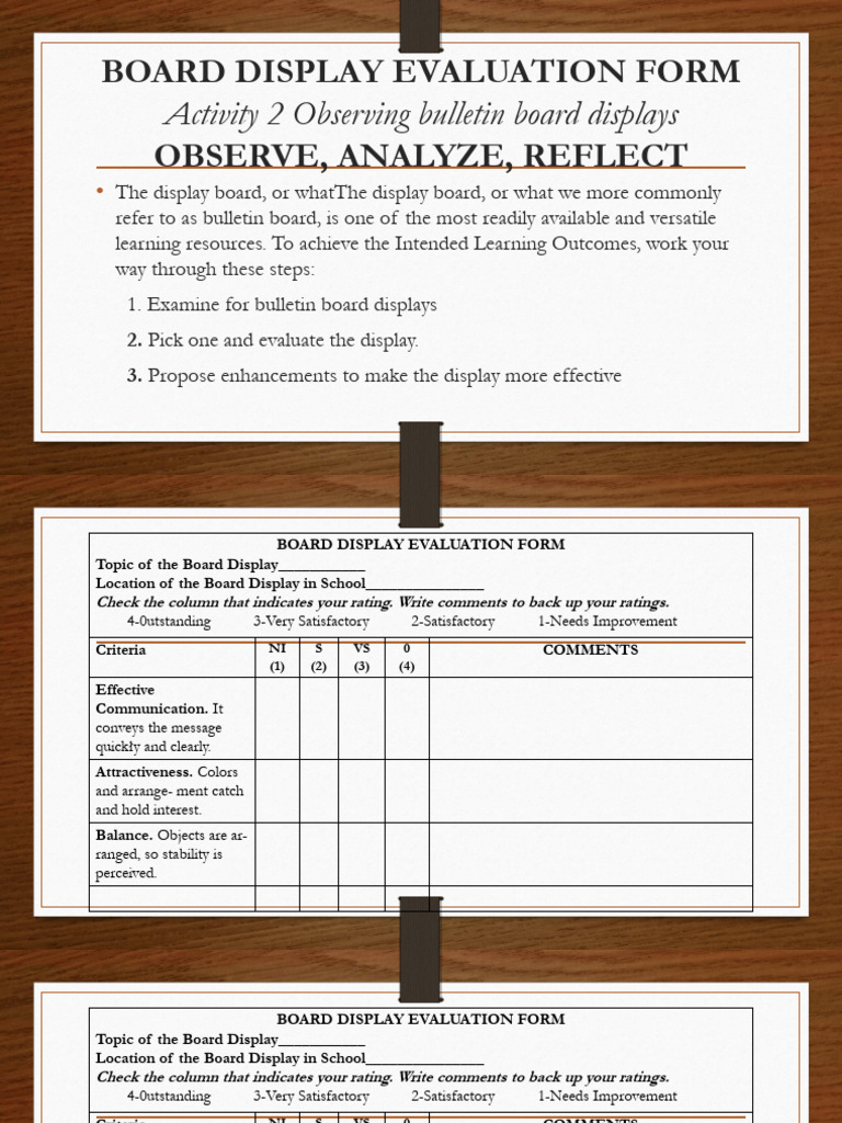 Board Display Evaluation Activity 2 | PDF | Cognition | Cognitive Science