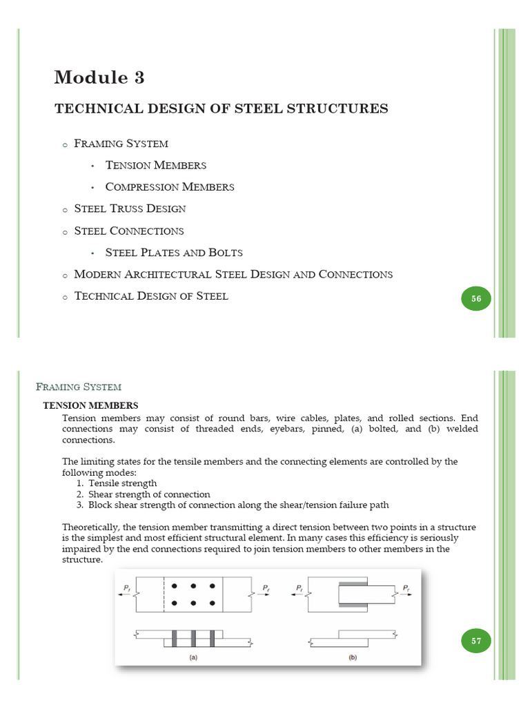 Module-3 1 | PDF | Buckling | Truss