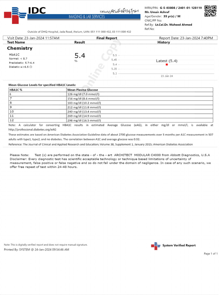 Patient Report PDF | PDF