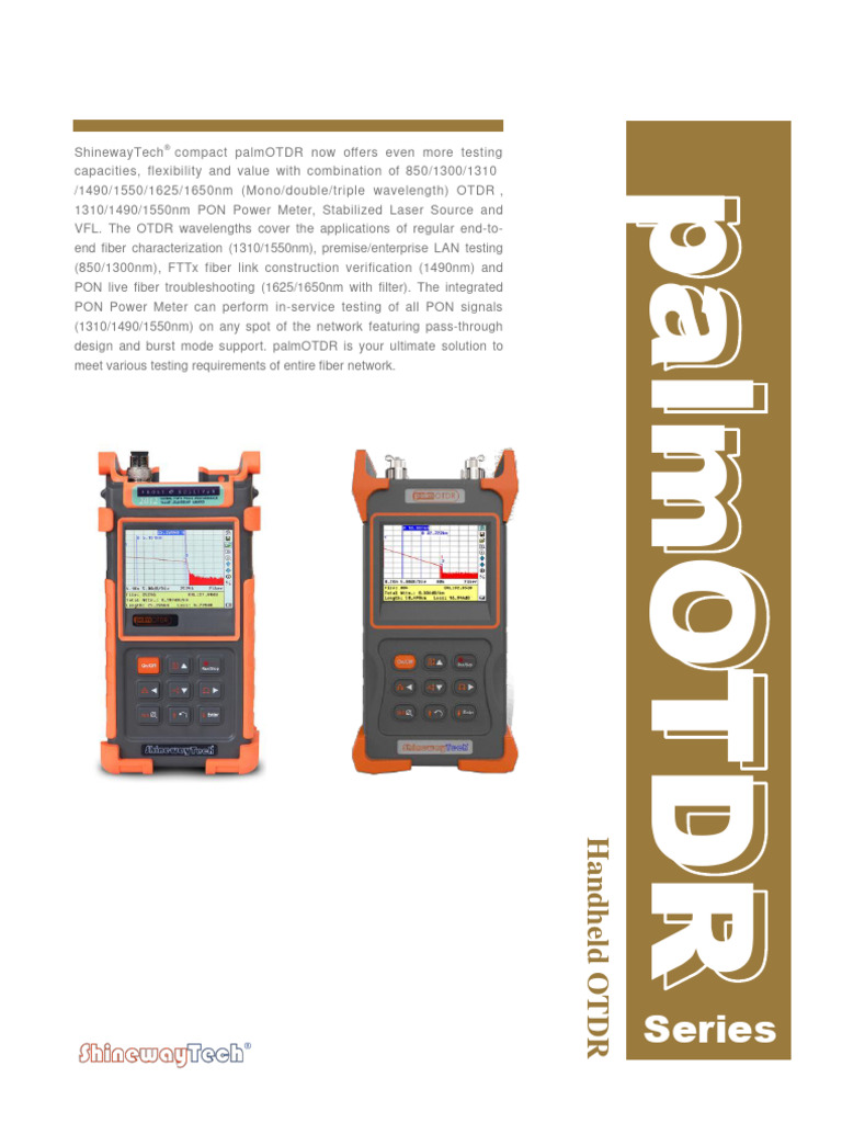 Manual Otdr Palm | PDF | Fiber To The X | Computer Networking